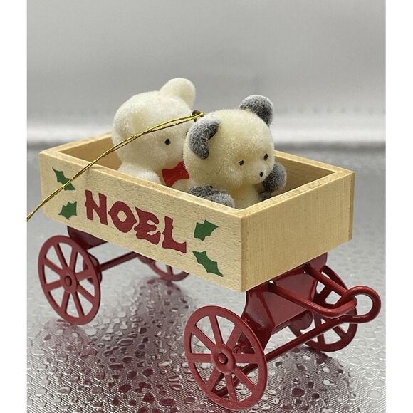 Avon | Holiday | Vintage Avon Christmas Teddy Bears On Red Metal Lot Of ...